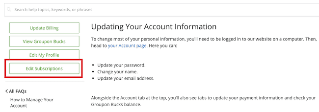 Delete Groupon Account & Remove Your Personal Data